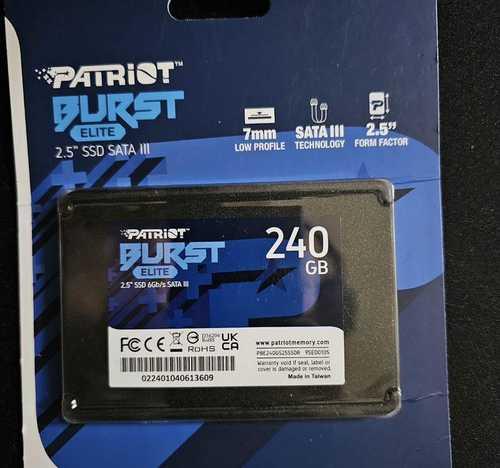 Ssd Patriot 240gb SATA