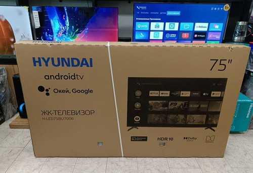 Телевизор Hyundai H-LED75BU7006, 75"(190 см), UHD