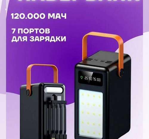 Power bank Oarmio 120000 мАч