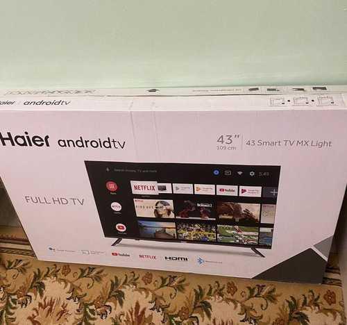 Телевизор haier 43 SMART tv mx light