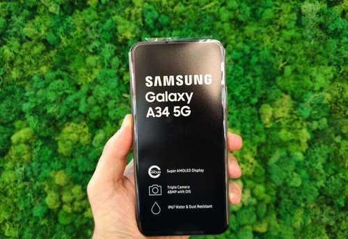 Samsung Galaxy A34 5G 8/128 гб, графит