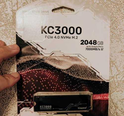 Kingston KC3000 2Tb M2 SSD Новый