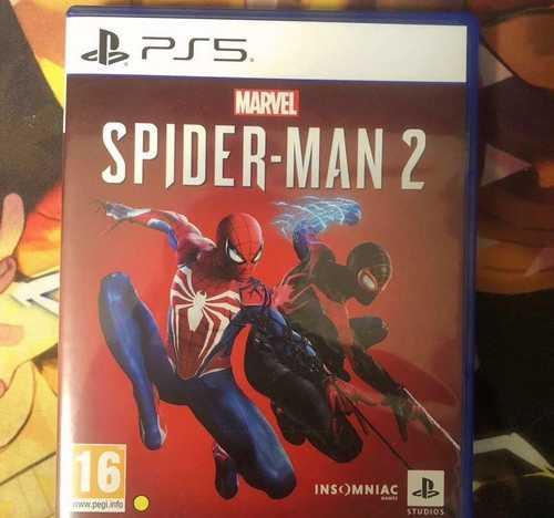 Spider man 2 ps5 диск на русском