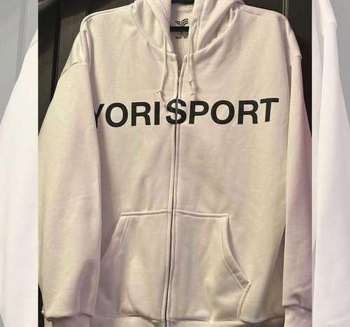Зип-худи Yori Sport Оригинал white/black