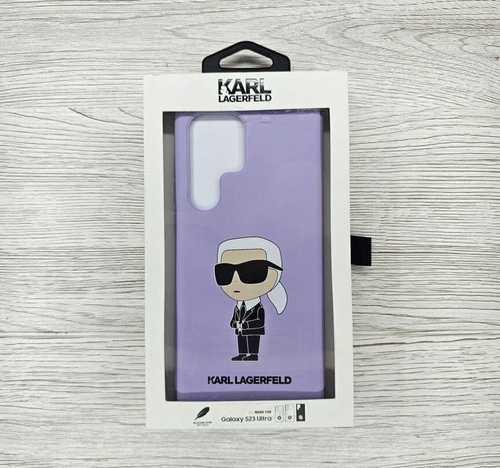 Чехол Karl Lagerfeld для S23 Ultra, фиолетовый