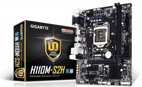 Материнская плата gigabyte h110m s2h 1151 сокет