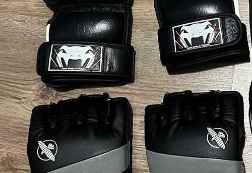 Перчатки MMA, шингарды