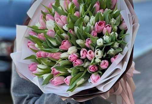 Тюльпаны Букет весенних цветов тюльпанов
