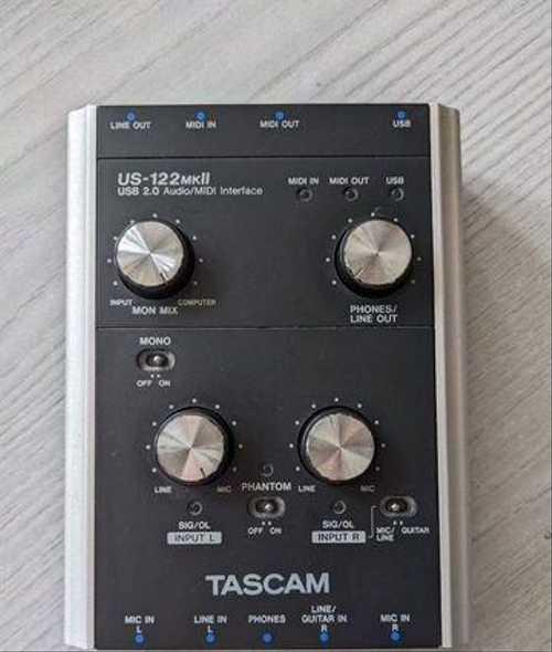 USB Аудио-интерфейс Tascam US122 mkii