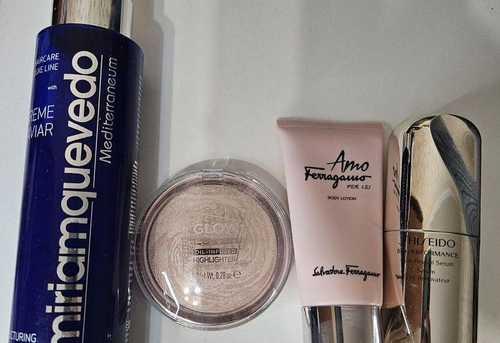 Набор косметики Miriam Quevedo, shiseido,ferragamo