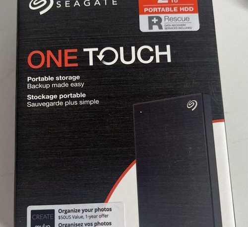Внешний жесткий диск 2 тб Seagate One Touch