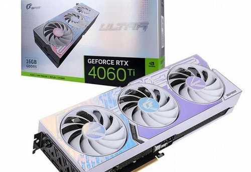 Видеокарта Colorful RTX4060Ti Ultra W OC 16GB-V 12