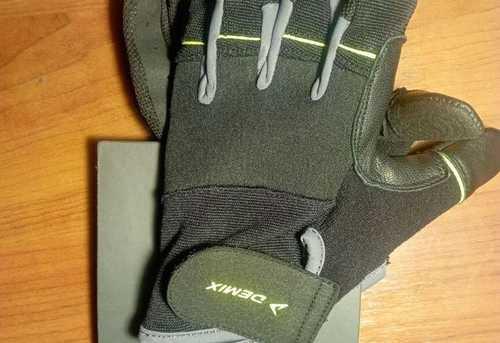 Перчатки для фитнеса кожаные Demix