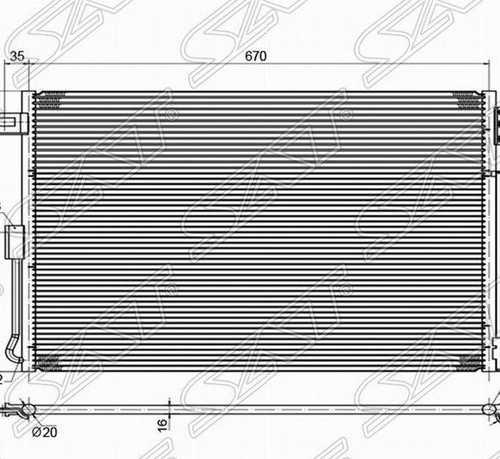 Радиатор кондиционера jeep grand cherokee 10