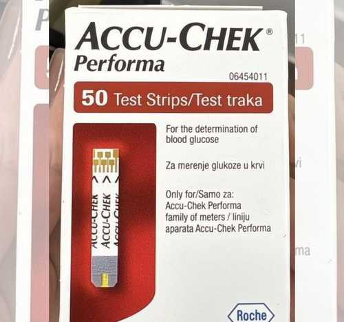 Тест полоски accu chek / аку чек