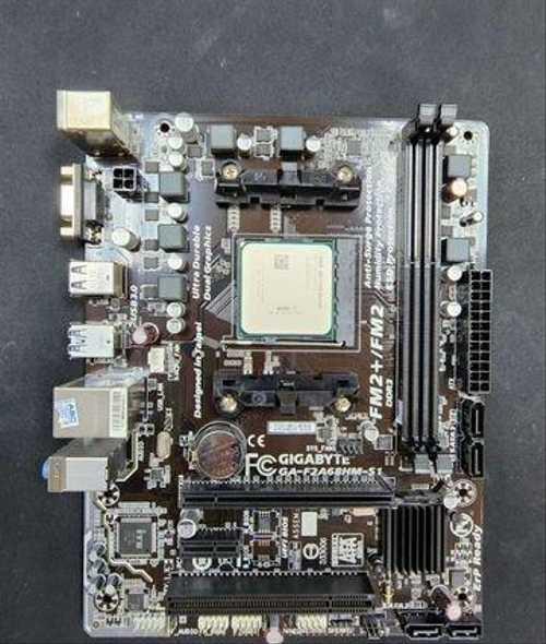 MB Gigabyte f2a68hm-S1 + CPU A6-7400K 3.5Ghz