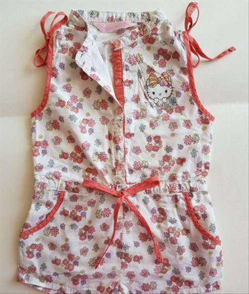 Hello kitty Комбинезон с шортиками 70см