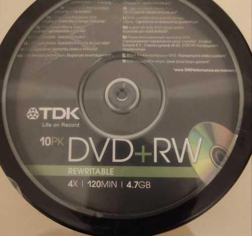 Диски DVD RW (болванки)