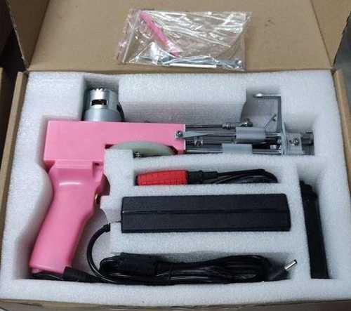 Тафтинговый пистолет 2в1 (розовый)