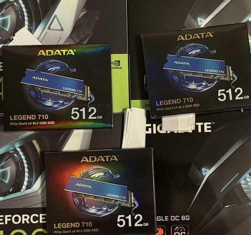 512 гб SSD M.2 накопитель adata legend 710