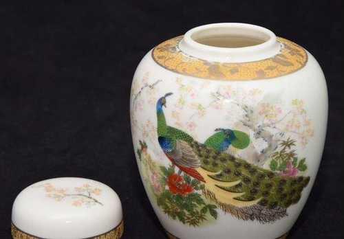 Керамическая ваза японский стиль