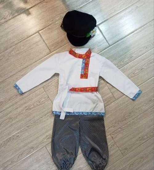 Русский народный костюм для мальчика, косарь, паха