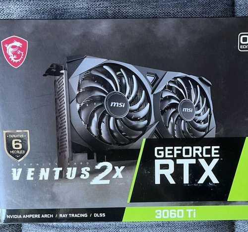 Видеокарта rtx 3060ti msi