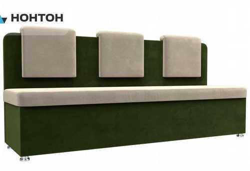 Кухонный прямой диван Маккон 3-х местный микровель