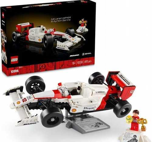 Lego Icons 10330 F1 McLaren MP4/4 и Айртон Сенна