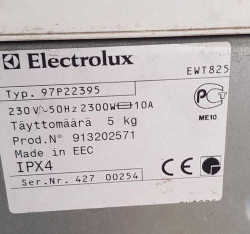 Electrolux EWT 825