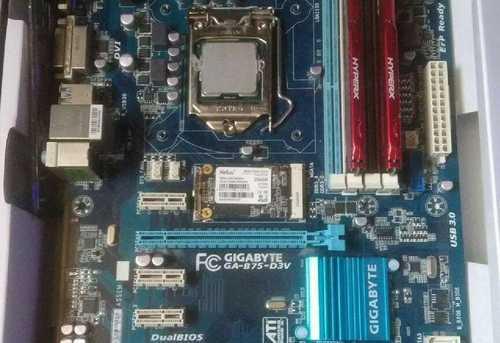 Комплект Intel i5 3570 + B75 + 16Gb + SSD 256GB
