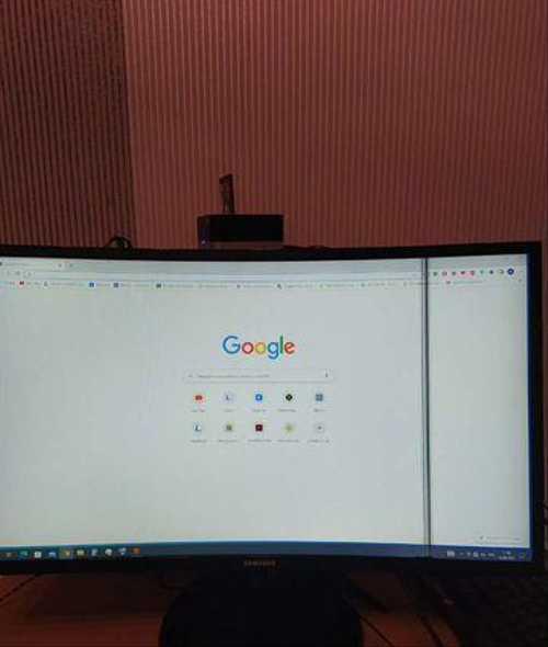 27" Монитор Samsung c27f390fhi(С дефектом)