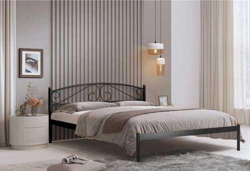 Кровать двуспальная Флоренция (160х200) Черный