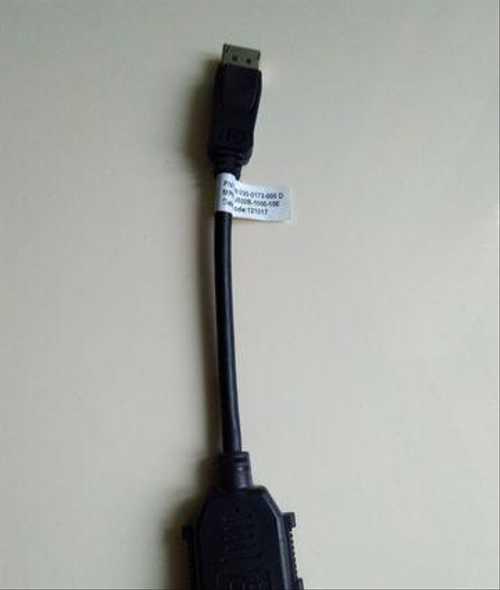 Переходник адаптер displayport dvi-d PNY