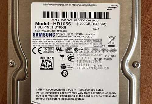 Жесткий диск Samsung на 1 терабайт