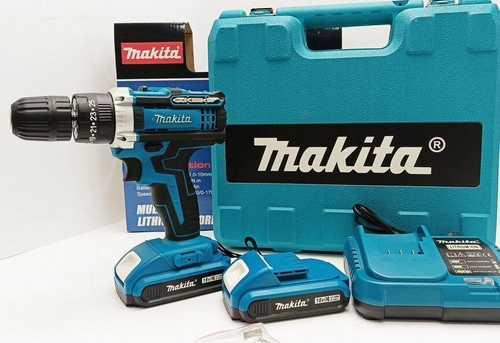 Ударный шуруповерт Makita18v с набором инструмента