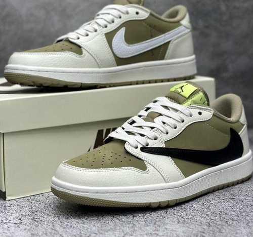 Кроссовки nike air jordan 1 low travis scott