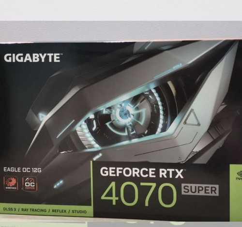 Nvidia Gigabyte 4070 super Eagle oc NEW гарантия 3