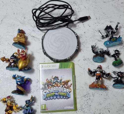 Skylanders xbox 360 портал, диск + фигурки