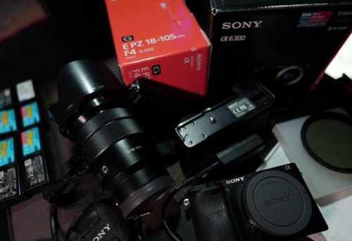 Sony a6300 с объективом 18-105 g oss