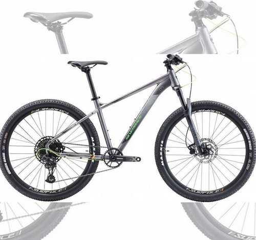 Велосипед silverback splash 27 SX (2023) Grey-Lime