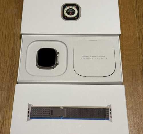 Apple Watch Ultra. Blue/Gray Trail Loop