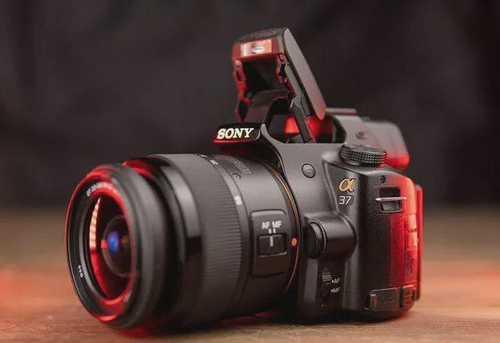 Фотоаппарат sony alpha a37 + Sony 18-55