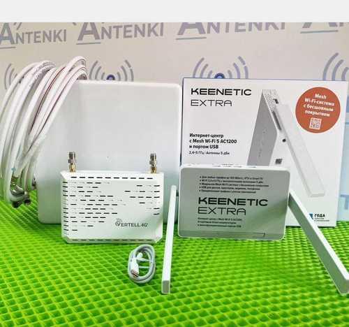 Роутер Keenetic extra   fibocom L850gl   антенна