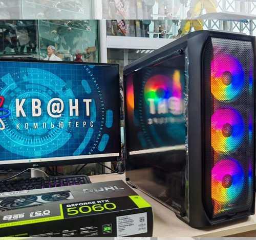 Игровой ПК, Ryzen 5 5600X, GeForce RTX 5060, RAM 32 ГБ
