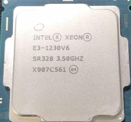 Процессор Intel Xeon E3-1230V6 (3.50Ghz/8Mb) (SR328) LGA1151