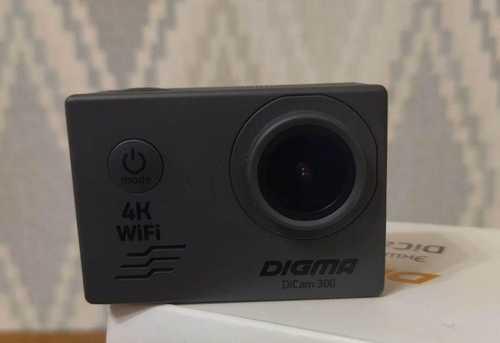 Экшн камера digma dicam 300