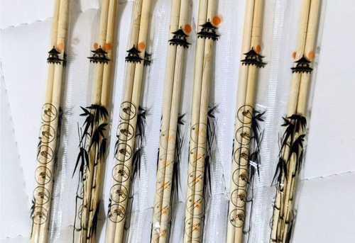 Деревянные палочки для суши/роллов (7 пар)