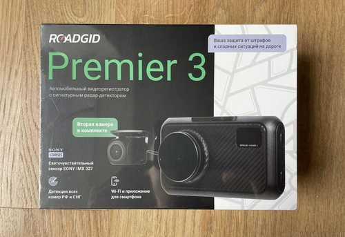 Видеорегистратор Roadgid Premier 3 новый