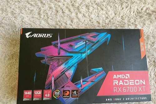 Видеокарта Gigabyte aorus Radeon RX 6700XT elite